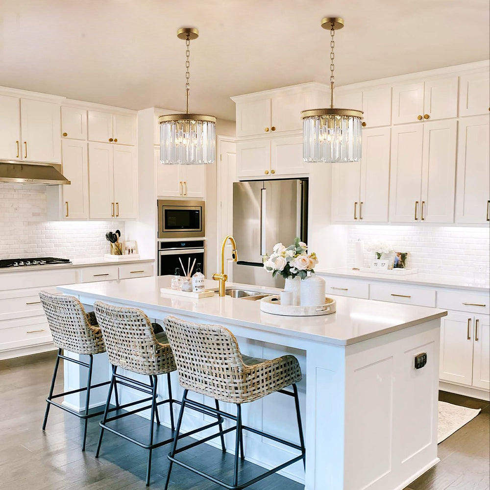 Odeon Fringe Crystal Pendant Light