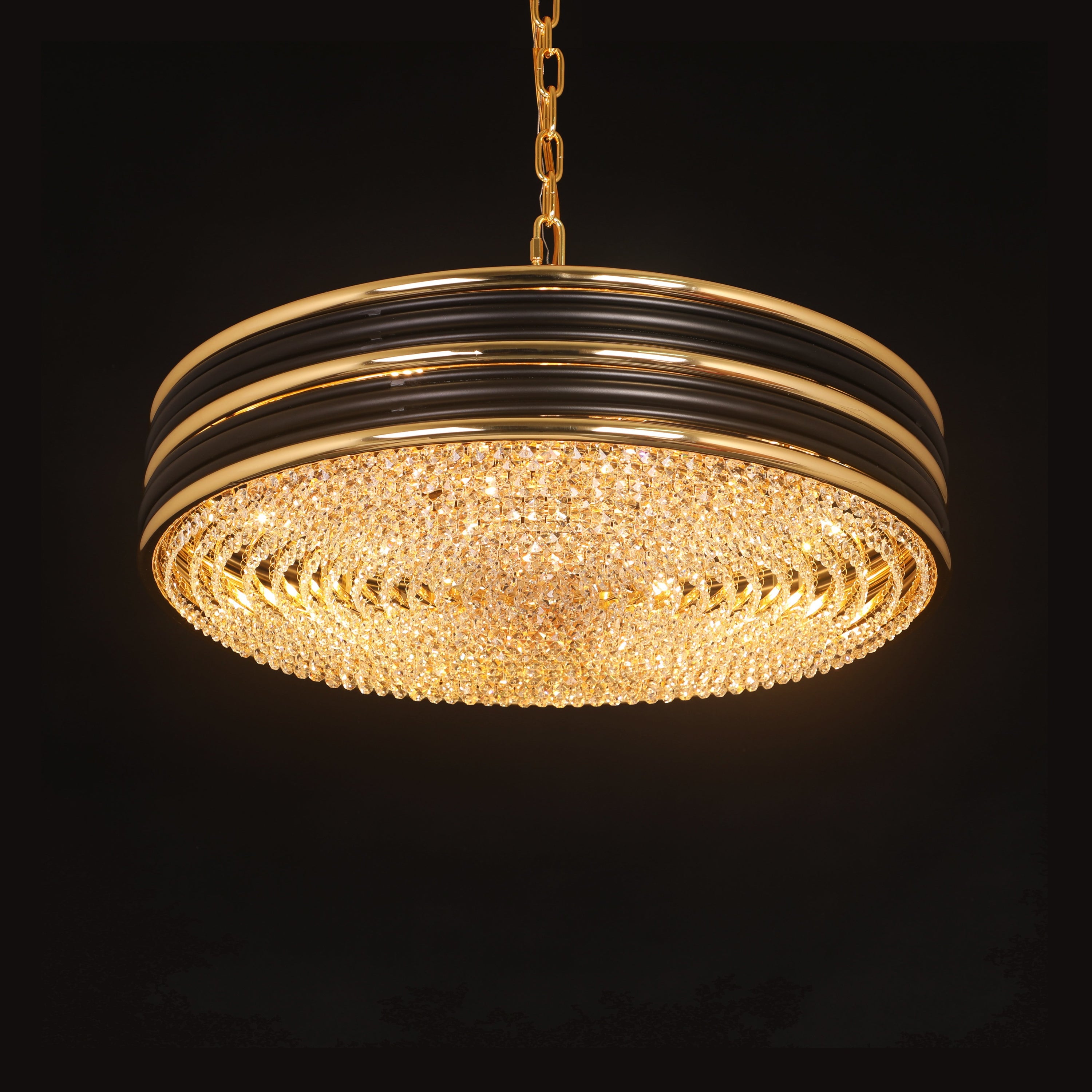Valentina Round Crystal Chandelier