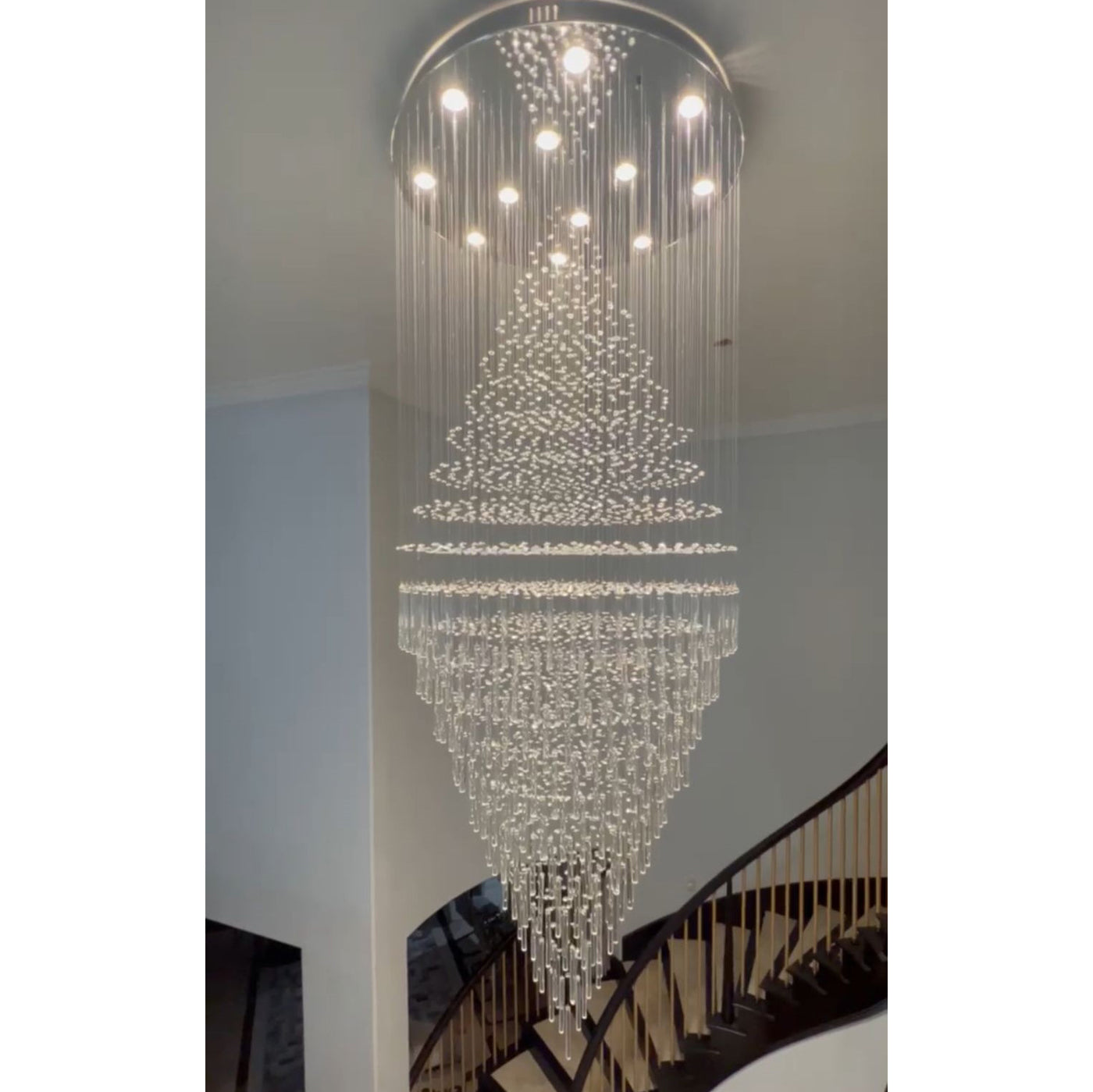 Ferenze Rainfall Crystal Chandelier