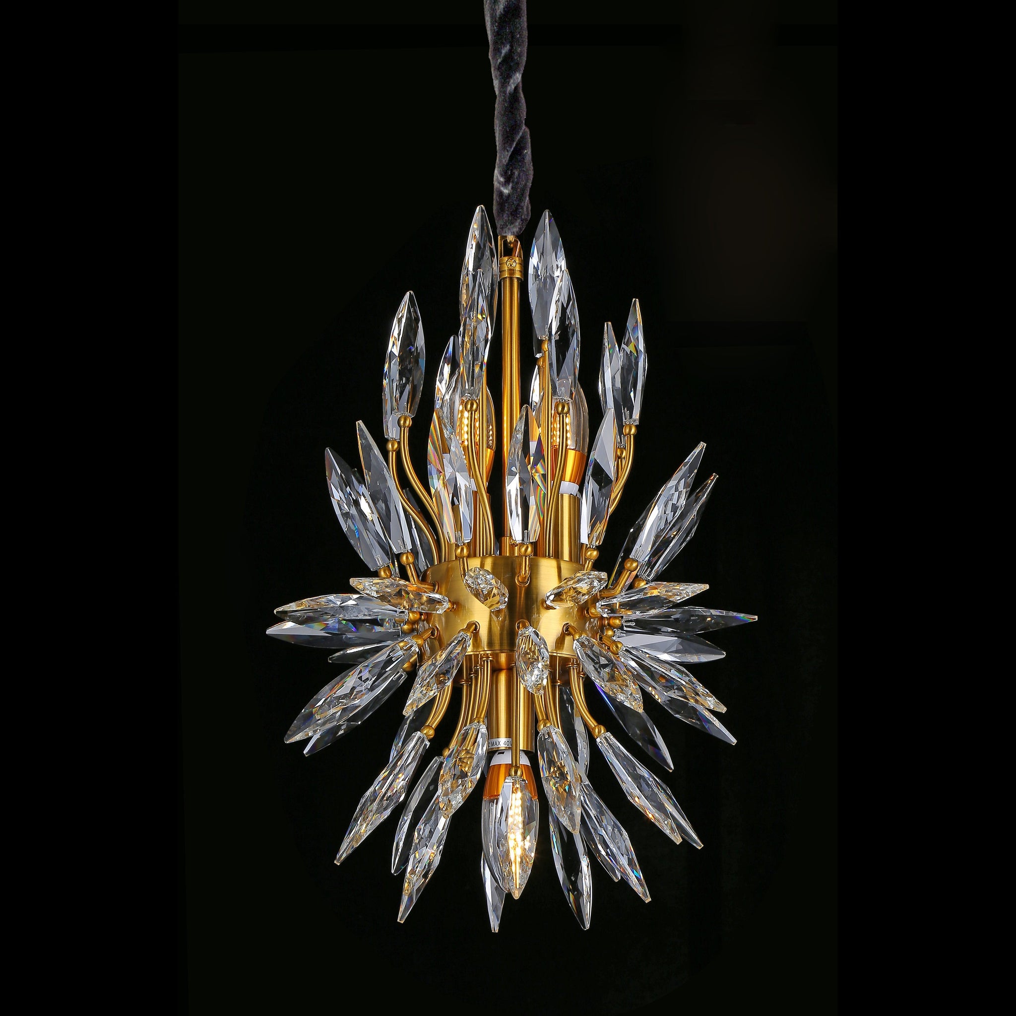 Lily Starburst Sputnik Crystal Pendant Light