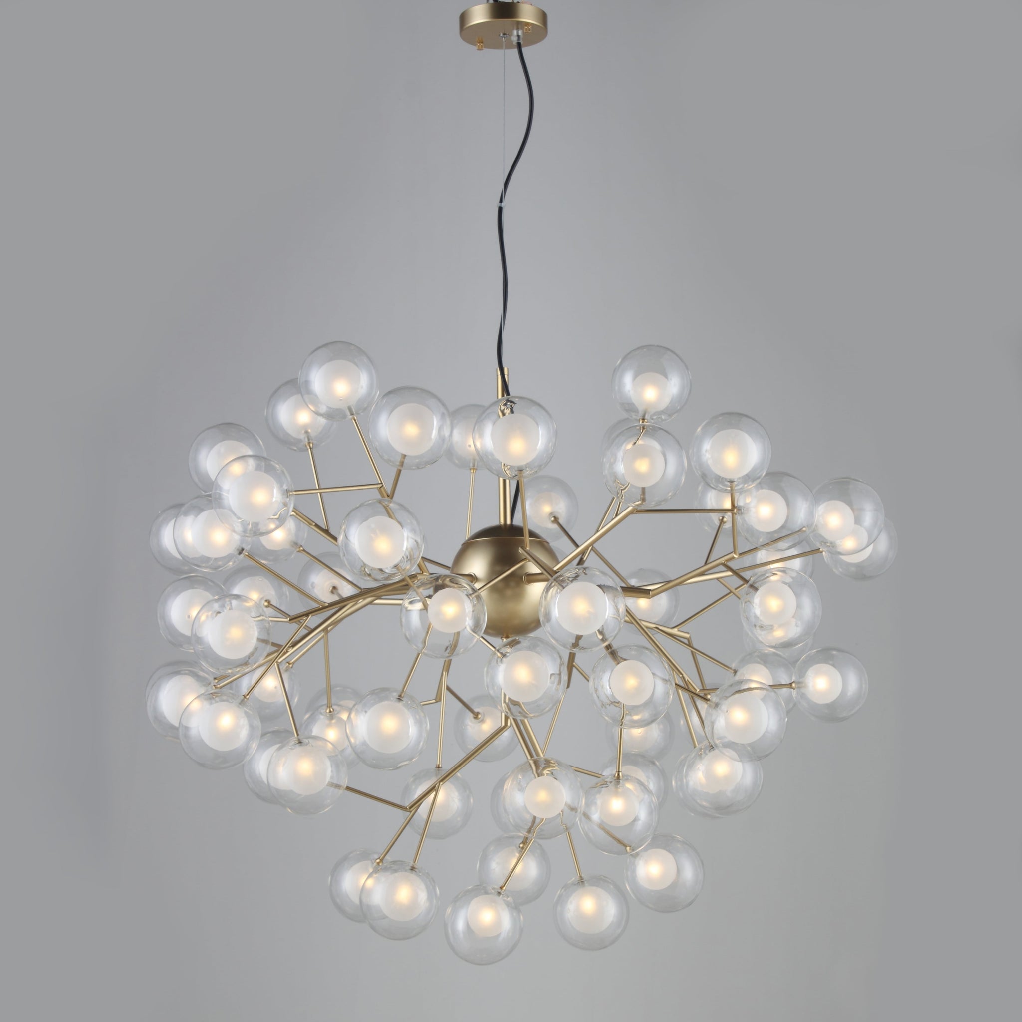 Ivana Branching Glass Globe Bubble Chandelier