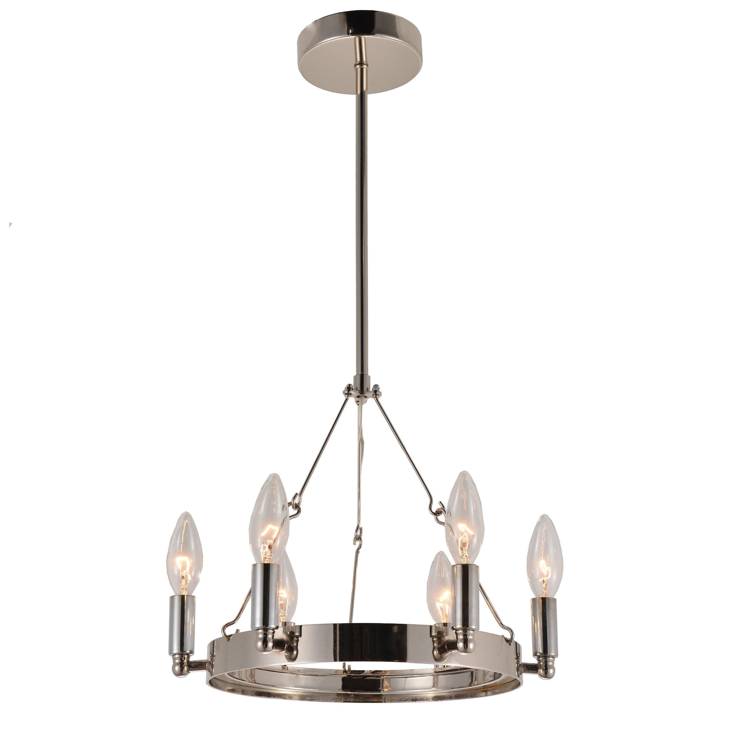 Mini 13"W Wheel Barrel Round Pendant Light