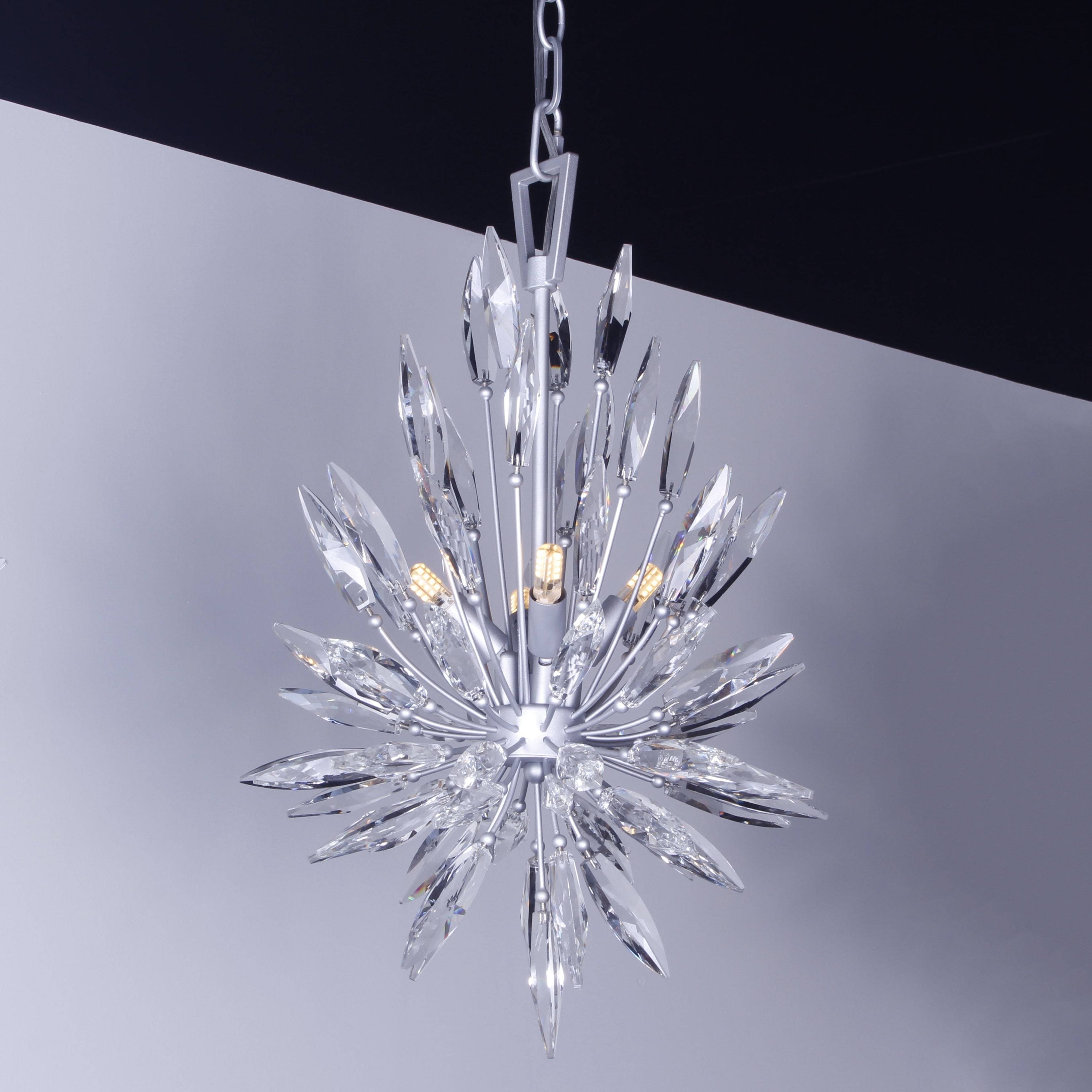 Lily Starburst Sputnik Crystal Pendant Light