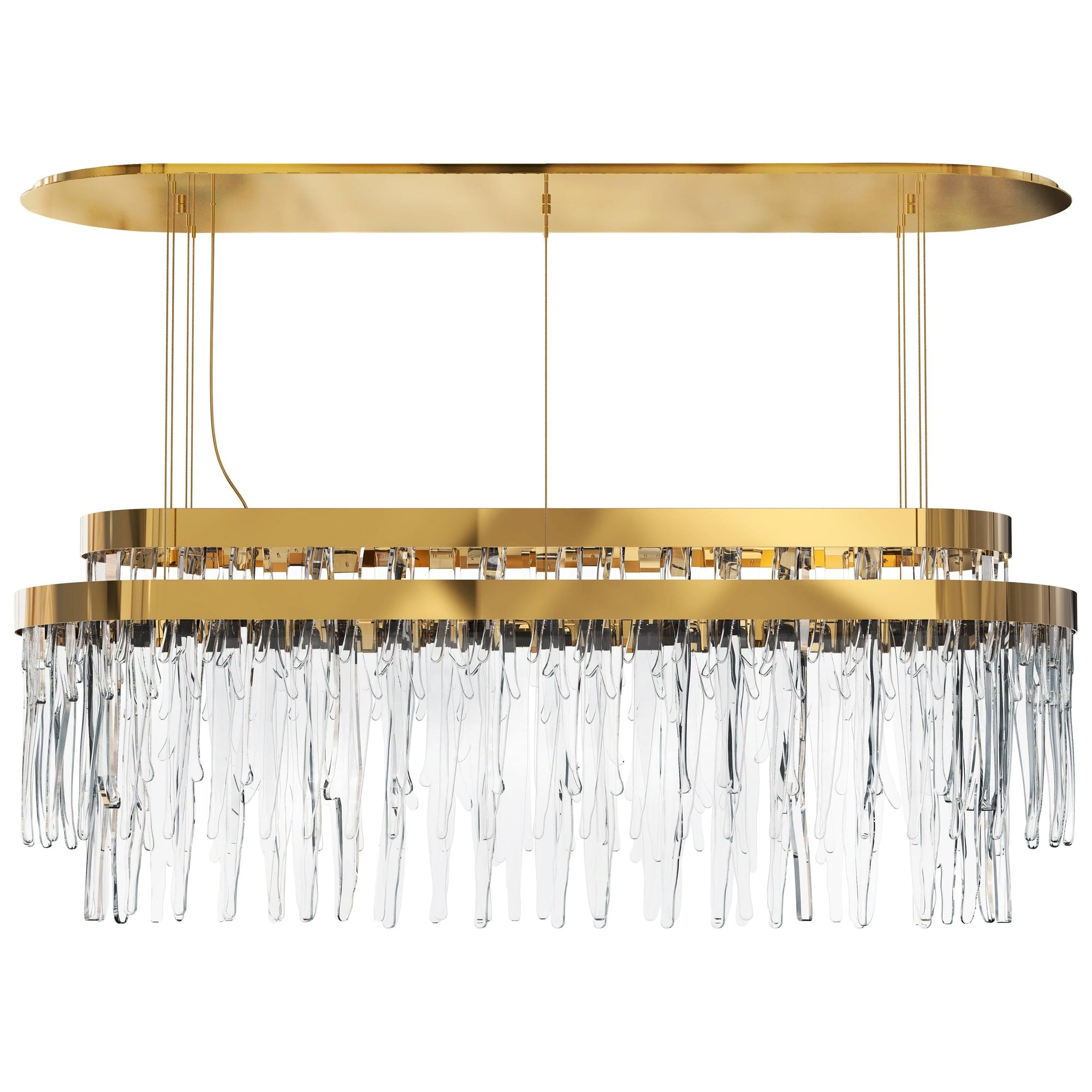 Laval Linear Waterfall Tubular Chandelier