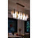 Alba 2-Tier Linear Oval Glass Chandelier