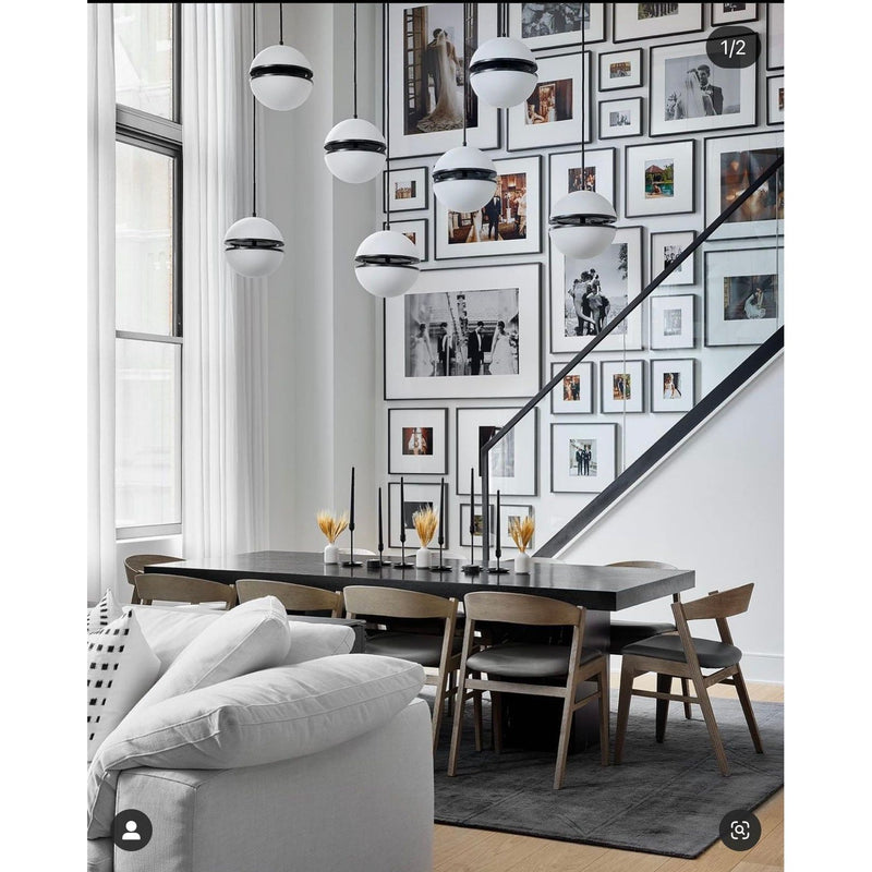 Half-Sphere Glass Globe Pendant Chandelier